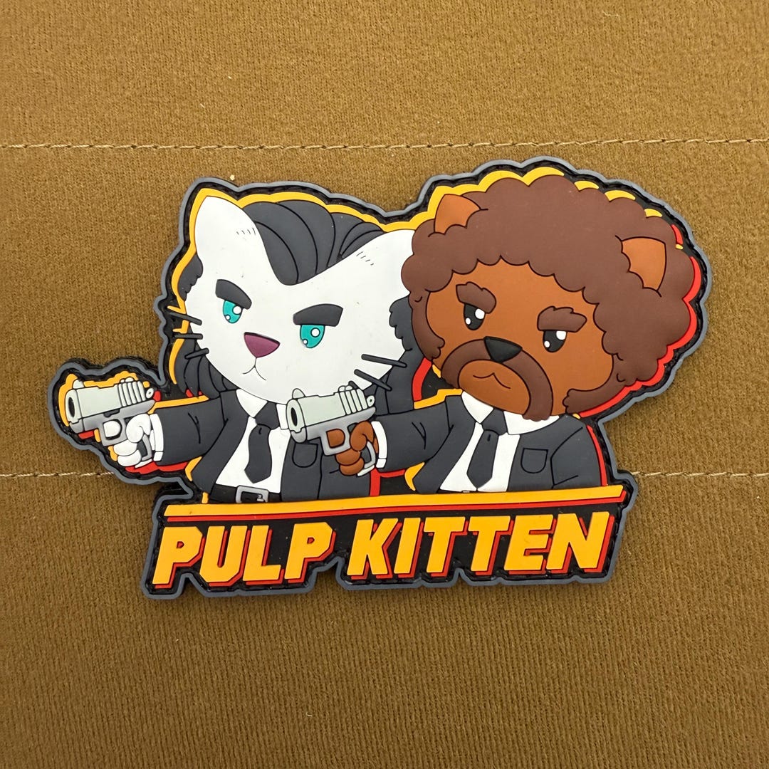 Pulp Kitten Tactical Kittens Gun PVC Morale Patch - Etsy