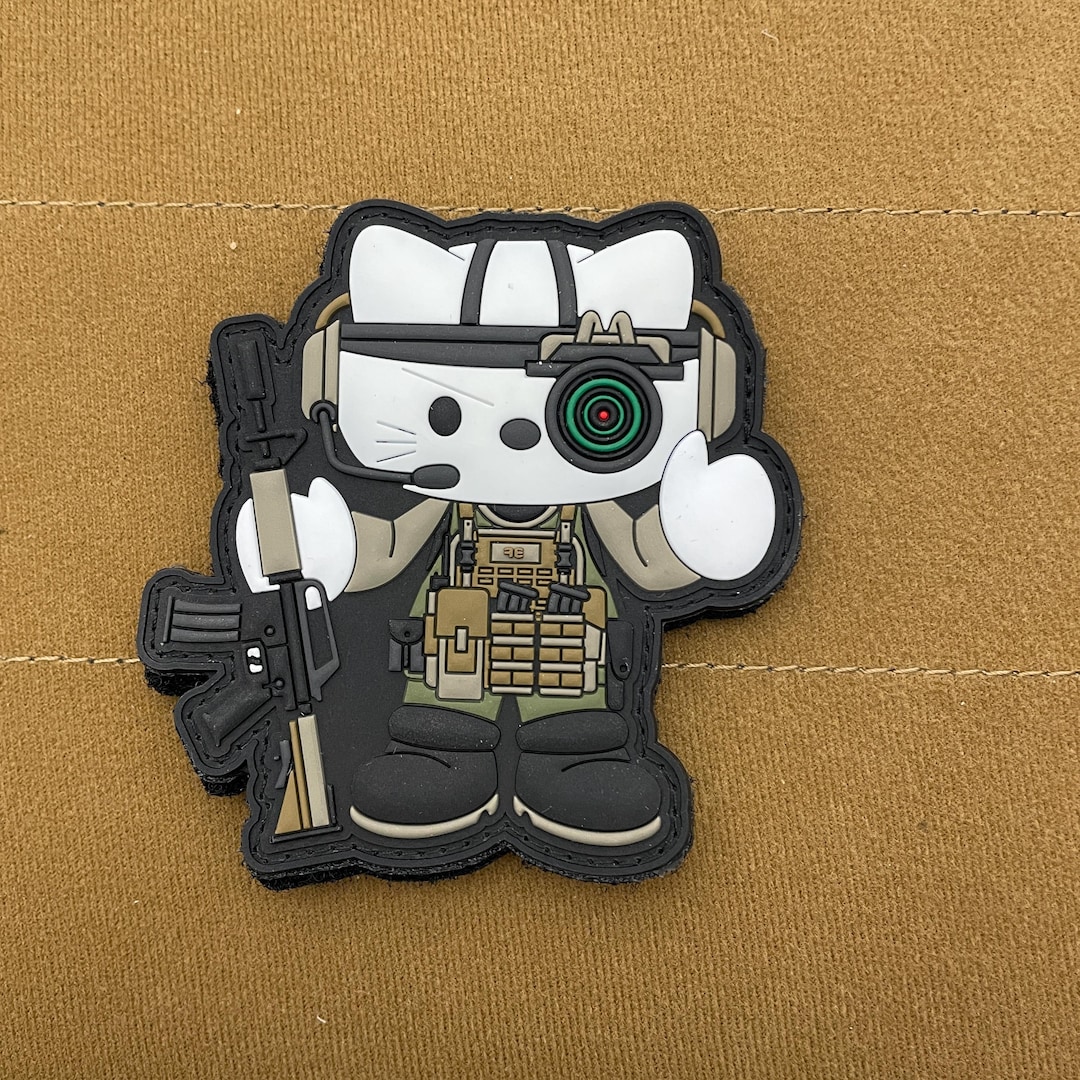 Tactical Kitty Tactical PVC Morale Patch Glow Shot Show Kitty - Etsy