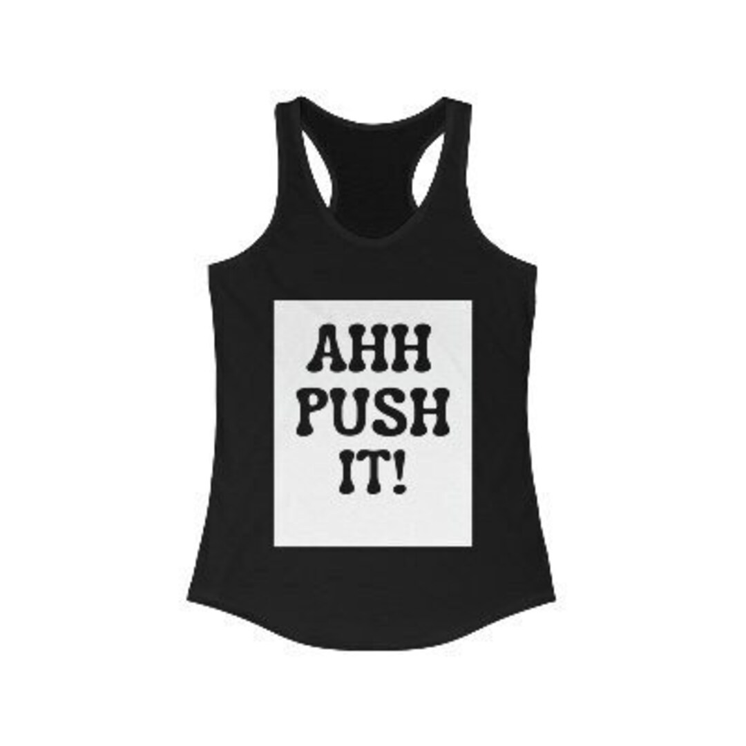 80's Ahh Push It! Workout Tank - Etsy