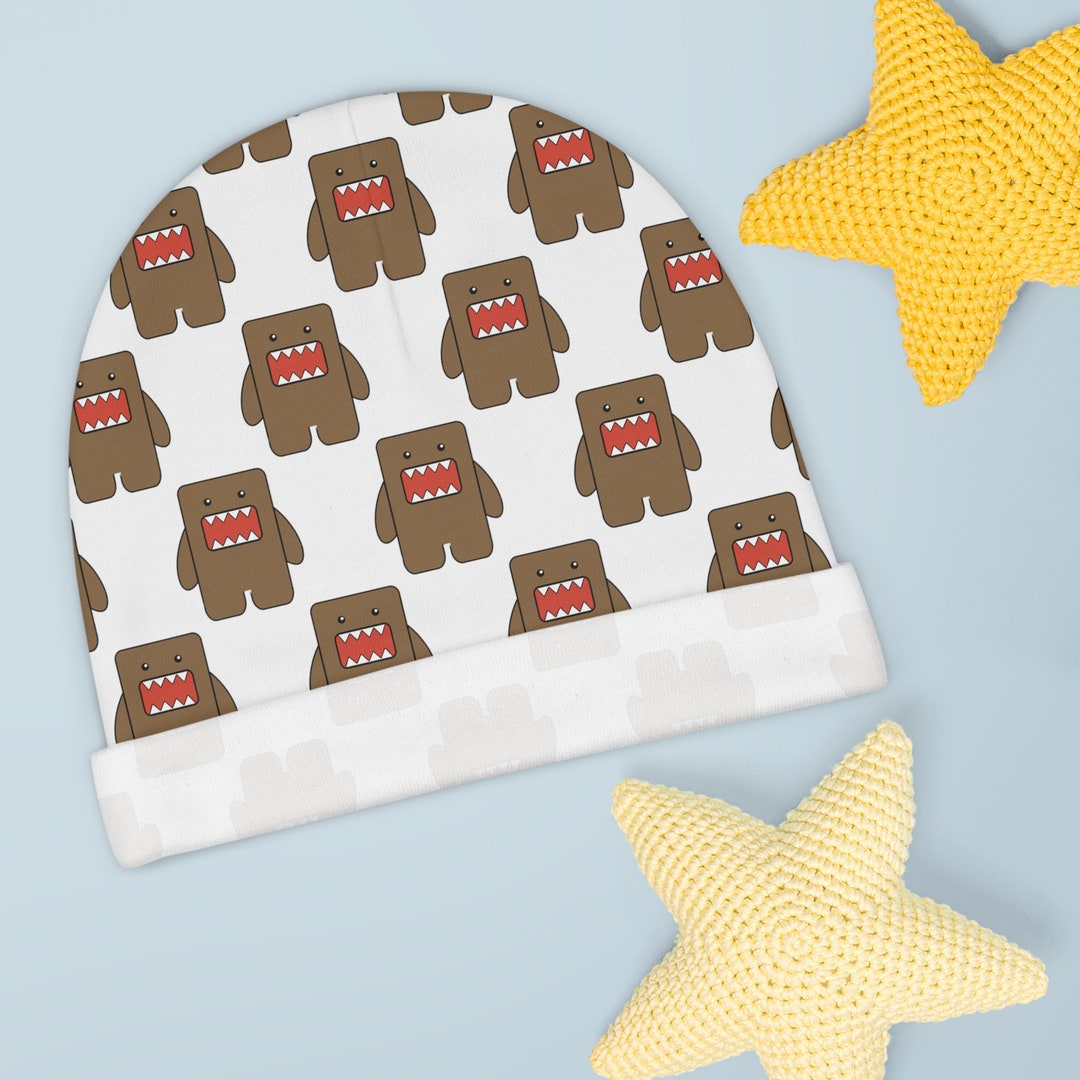 Domo Kun Baby Beanie, Cute Domo Kun Baby Beanie, Kawaii Baby Beanie ...