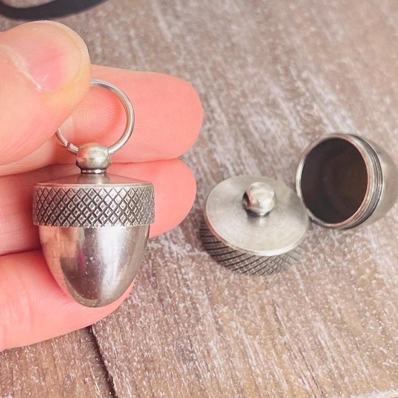 Acorn Locket - Etsy