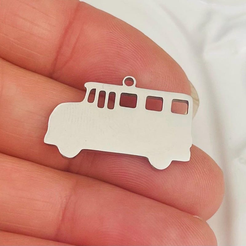 School Bus Charm - Etsy