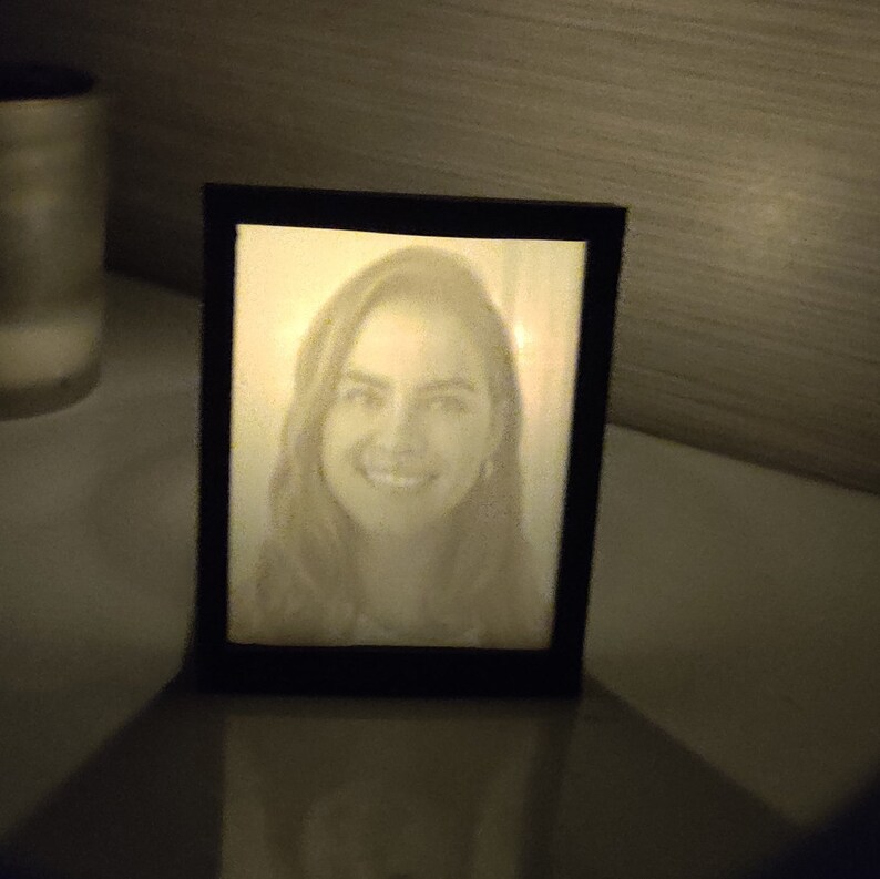 Custom Lithophane 3D | Personalized Photo Engraved Home Decor | Unique ...