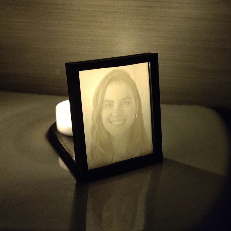Custom Lithophane 3D | Personalized Photo Engraved Home Decor | Unique ...