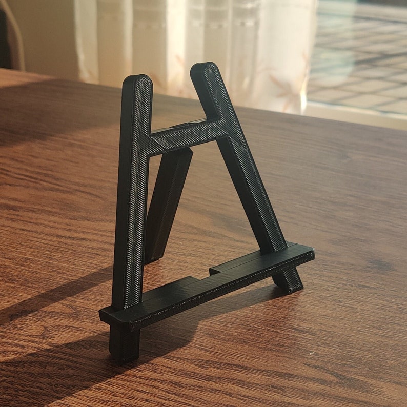 Foldable Easel Phone Stand: Art-inspired 3D Print - Etsy