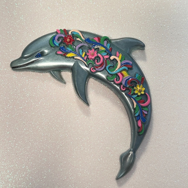 Resin Dolphin Figurine - Etsy