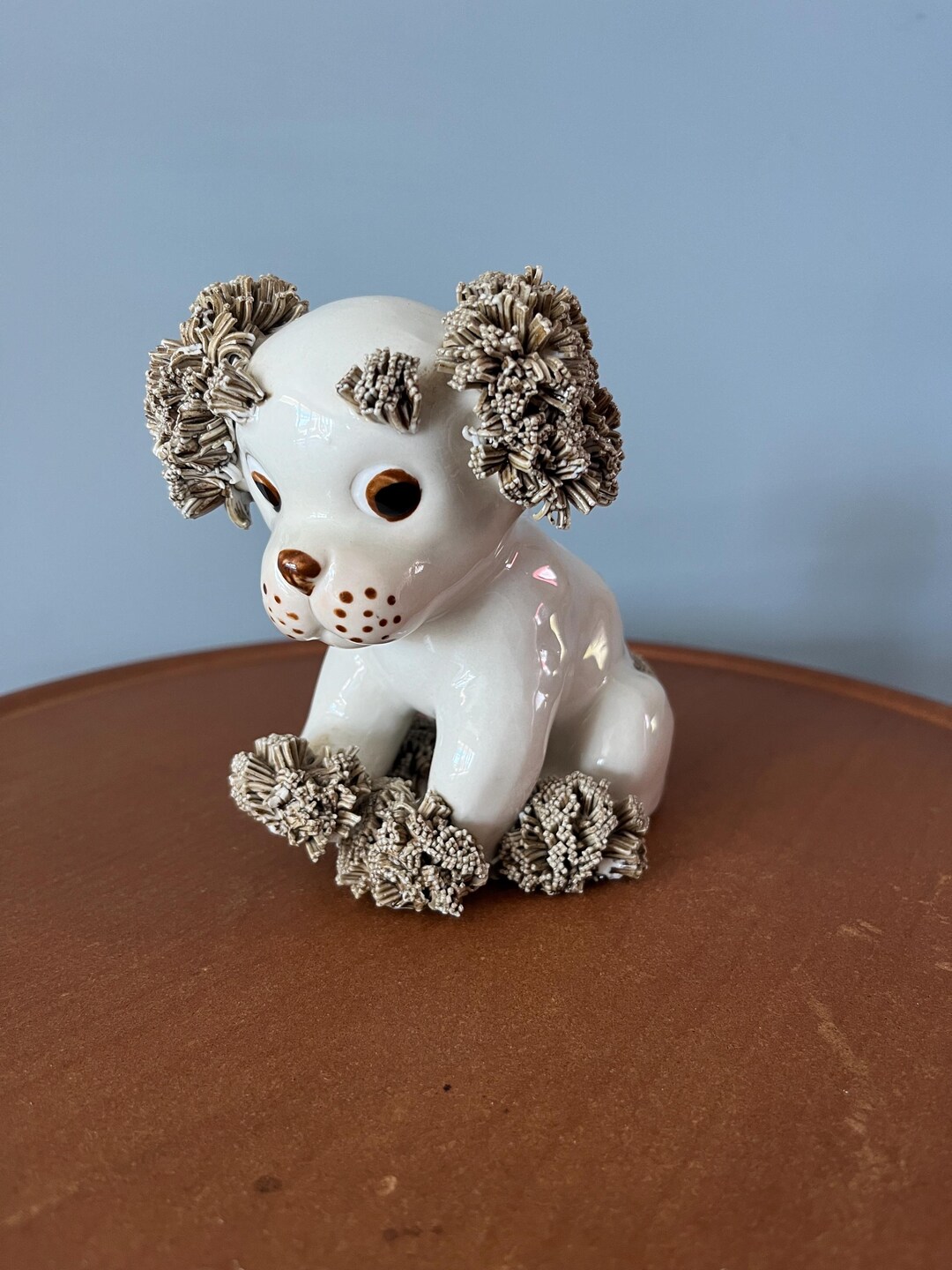 Vintage Spaghetti Ceramic Puppy Dog - Etsy