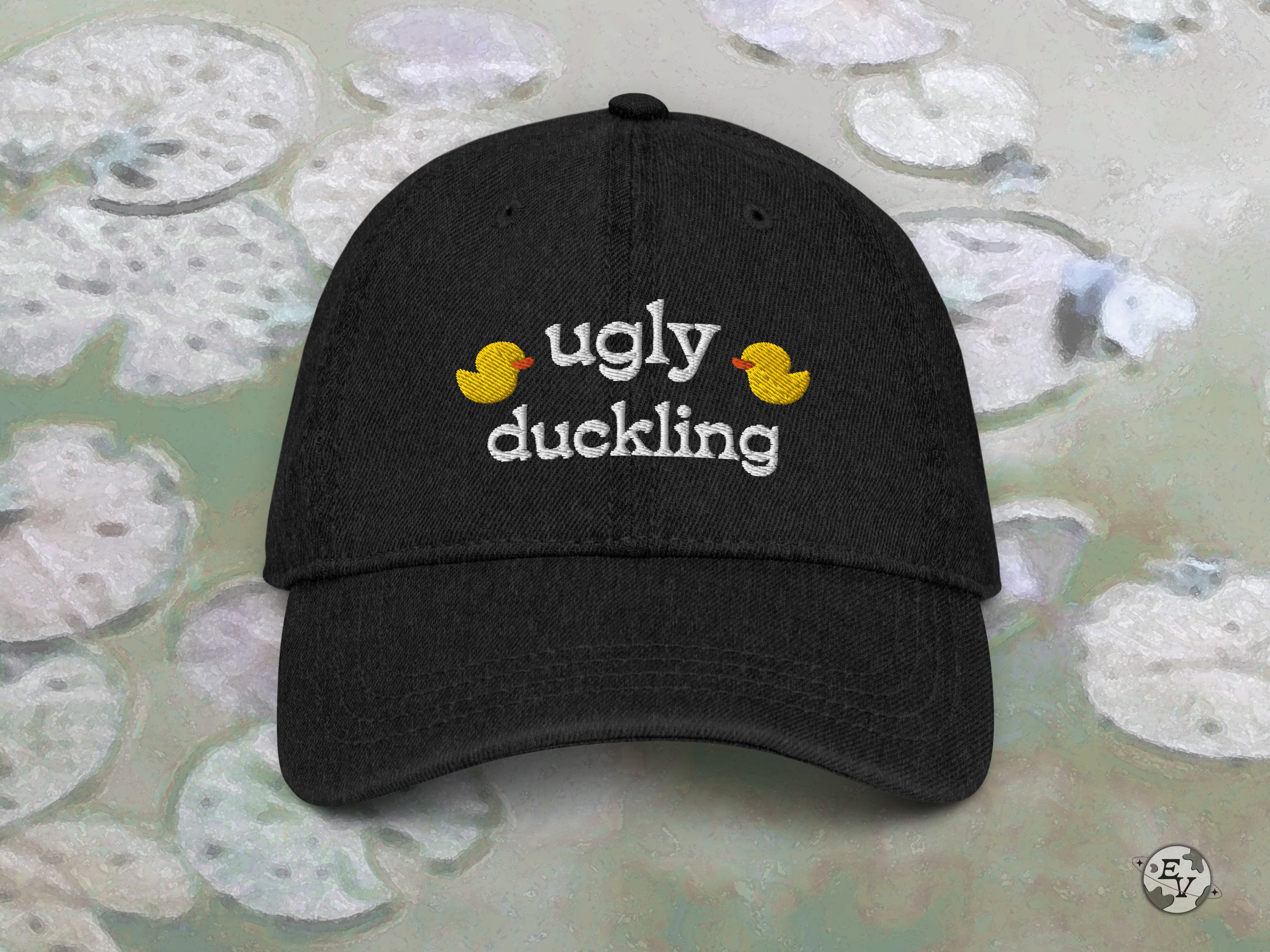 Ugly Duckling Denim Baseball Cap, Rubber Duck Embroidered Dad Hat ...