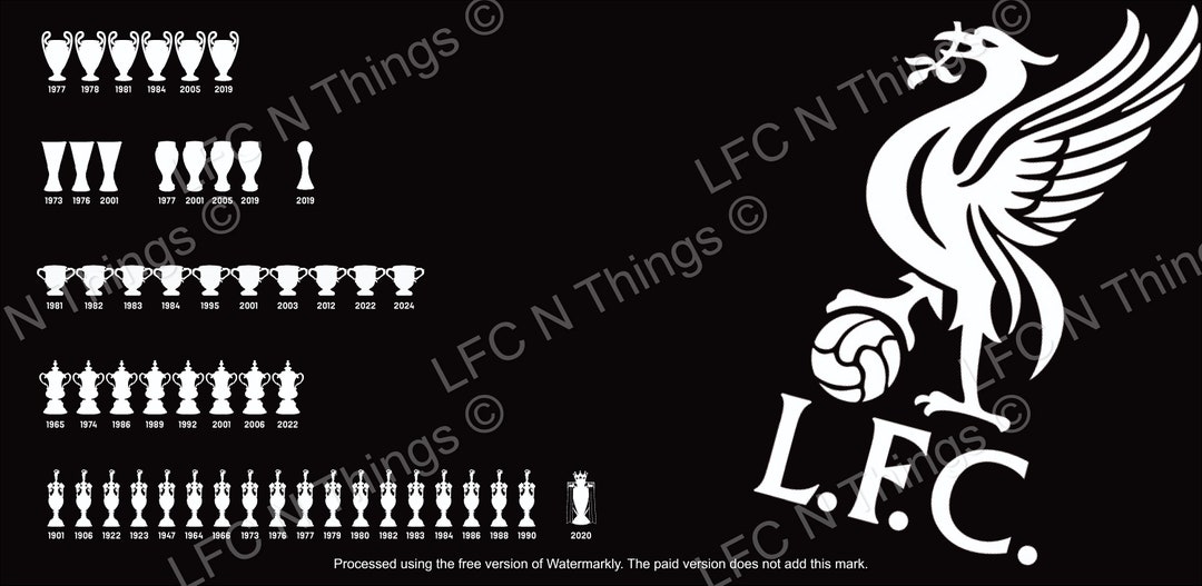 LFC Trophy List Mousepad - Etsy