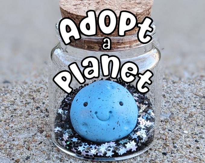 Adopt a Planet Desk Pet - Etsy
