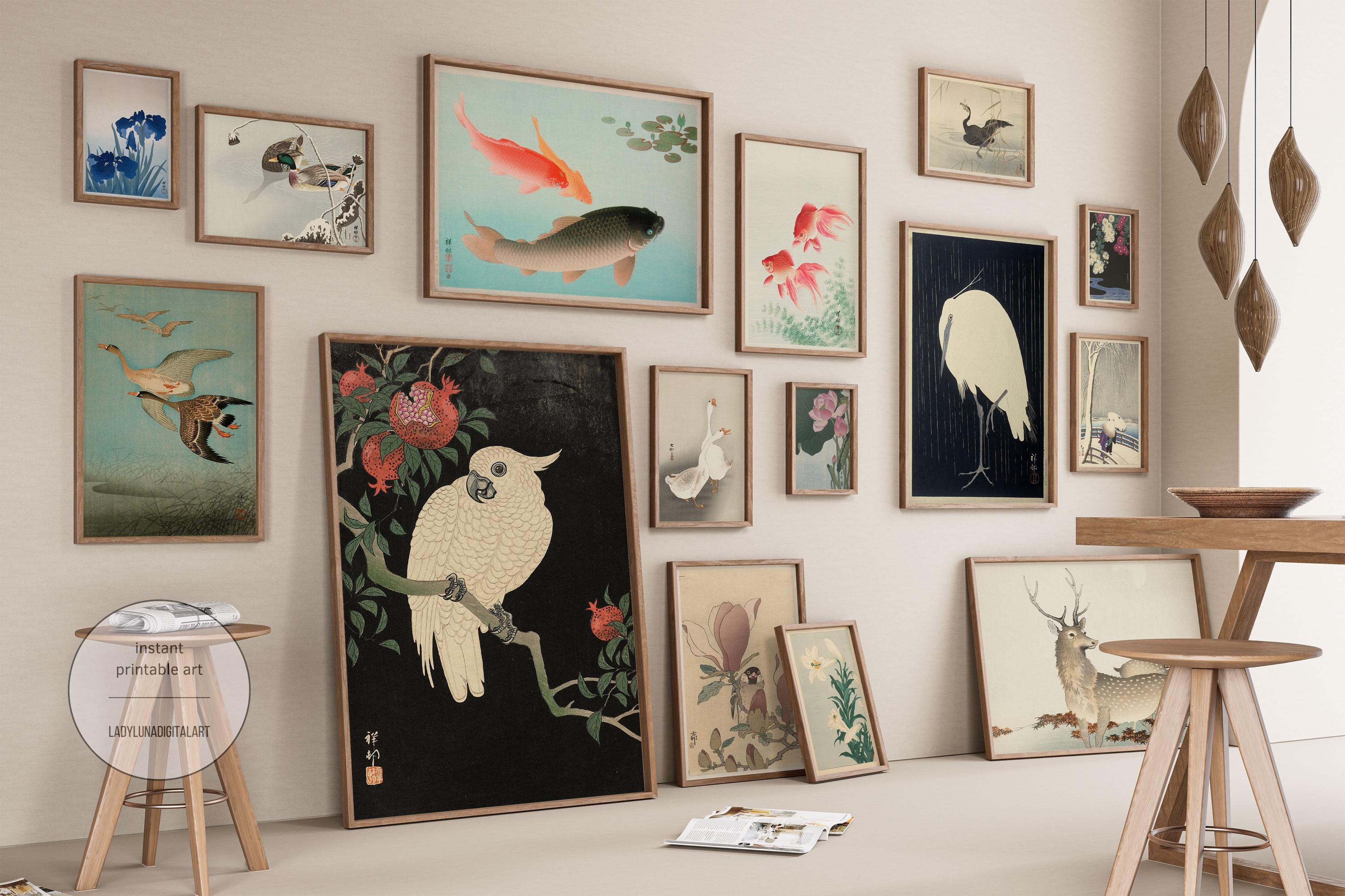 Vintage Japanese Gallery Wall Set of 1000+,asian Printable Wall Art ...