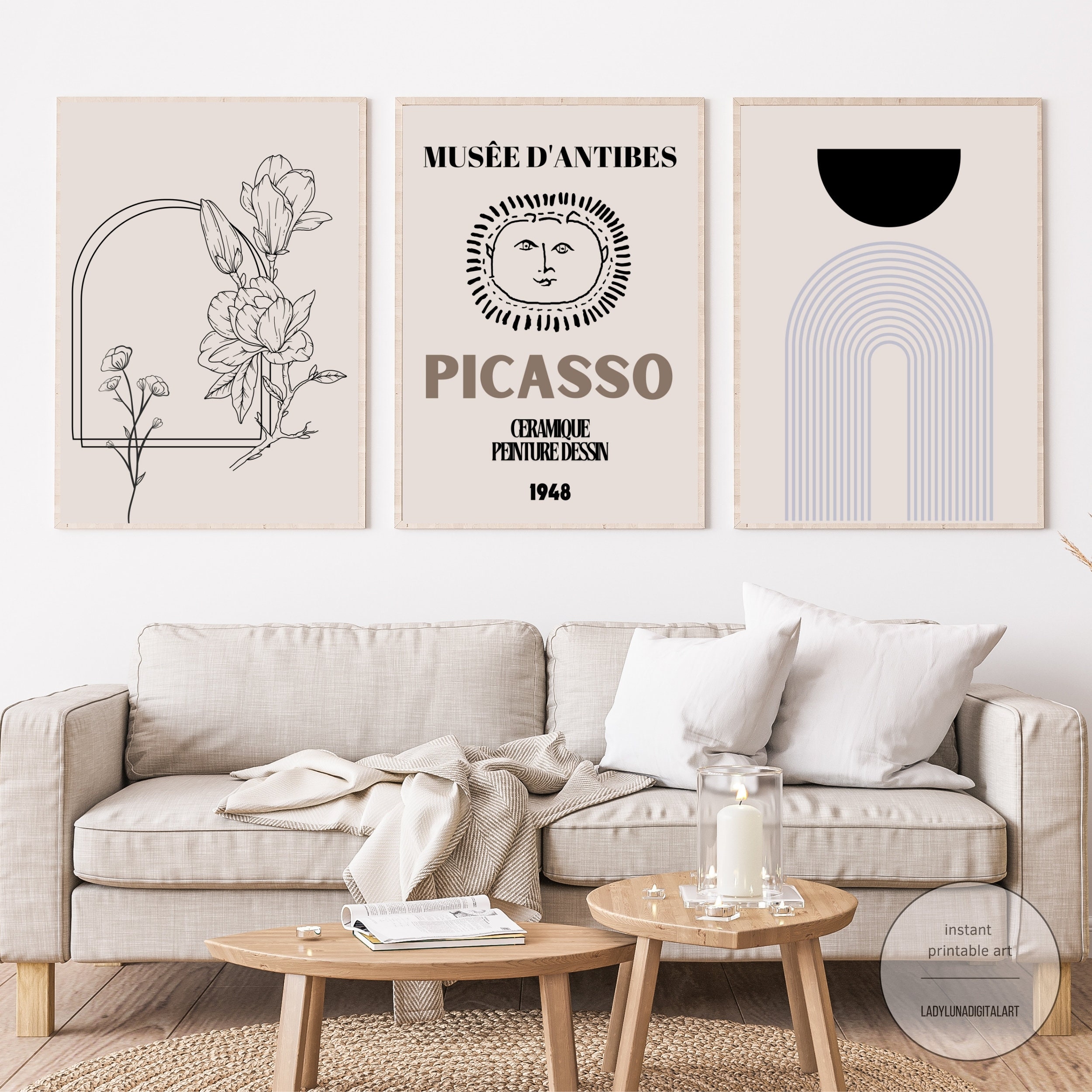 40 MEGA BUNDLE Boho Mid Century Modern Wall Art,boho Chic Prints ...