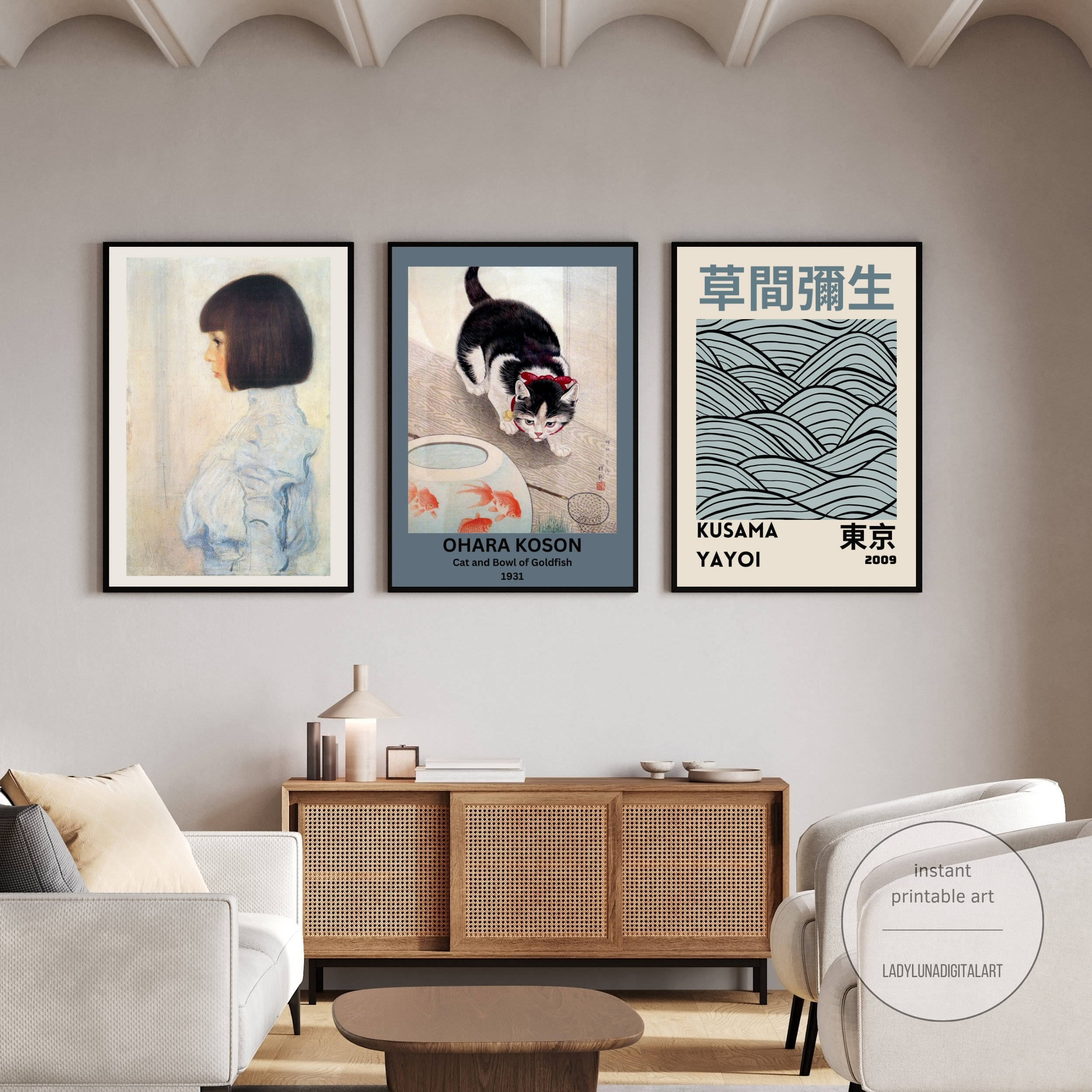 Gallery Wall Art Set of 6 Prints,andy Warhol Poster,japanese Wall Art ...