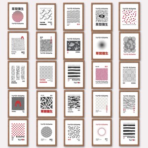 Japanese Gallery Wall Set,asian Printable Wall Art,eclectic MEGA BUNDLE ...