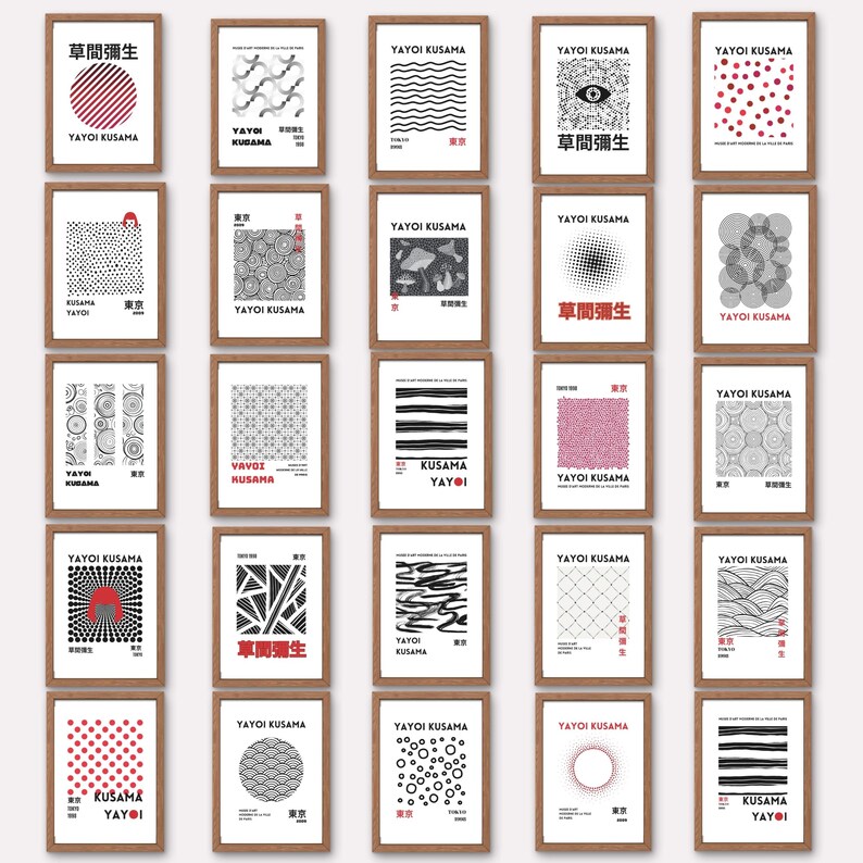 Japanese Gallery Wall Set,asian Printable Wall Art,eclectic MEGA BUNDLE ...