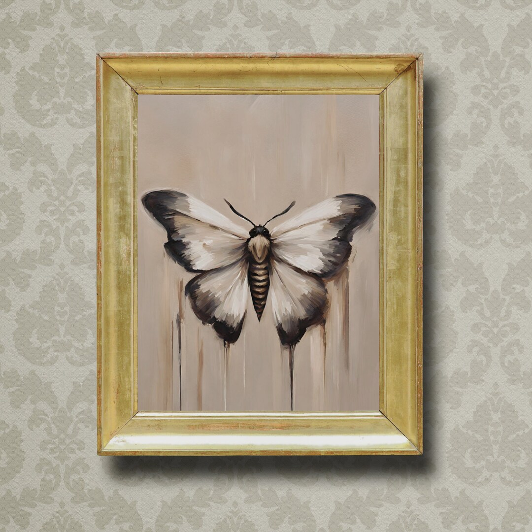 Vivid Vignettes | Moth Art, Moth Art Print, Moth Art Printable, Insect ...