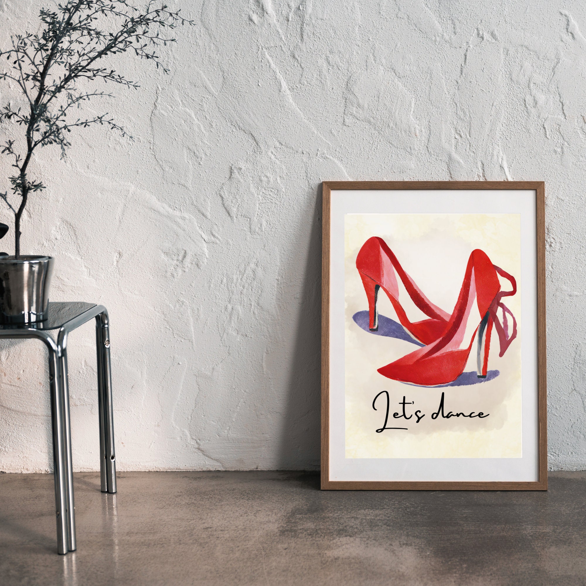 Let's Dance | Red Shoes Aesthetic, Quirky Art, Red Shoes, Red Heels ...