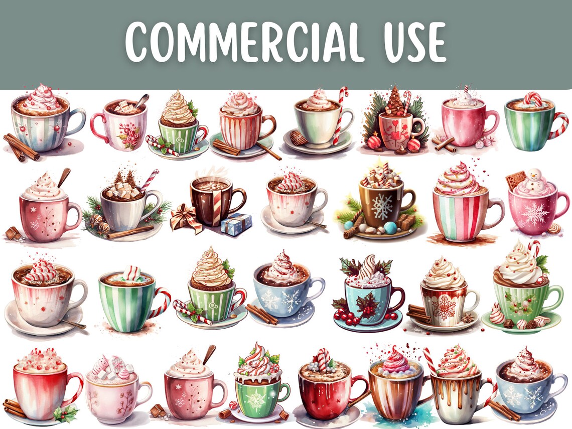 Hot Chocolate Clipart Hot Chocolate Png Winter Clipart Hot Cocoa Winter ...