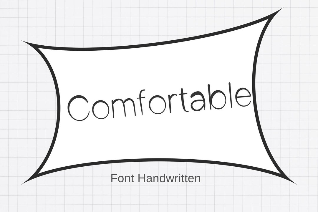 Comfortable Font, Font Handwritten, Font for Ipad, Goodnotes Font ...