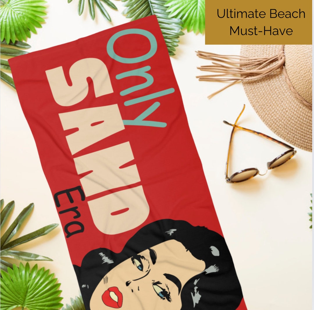 Only Sand Era, Beach Towel, Comic Beach Towel, Comic Fan, Cosplay Gift ...