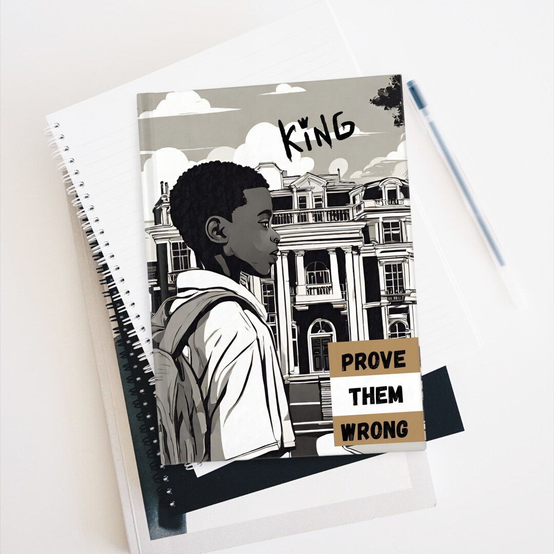 King Journal, Melanin Journal, Journal for Black Men, Melanin Gift ...