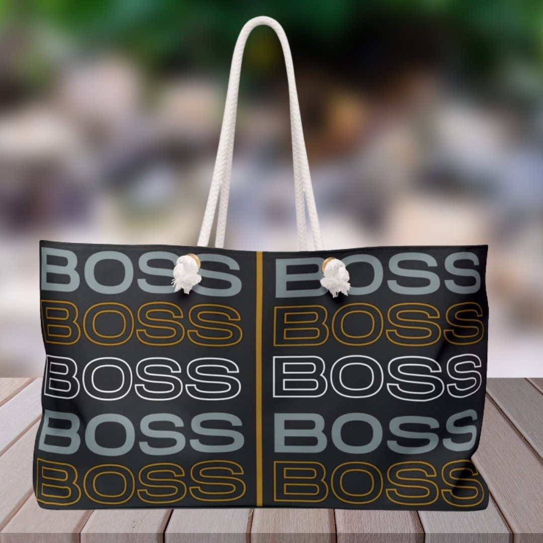Boss Vibes, Weekender Bag for Women, Weekend Bag for Men, Boss Gift ...