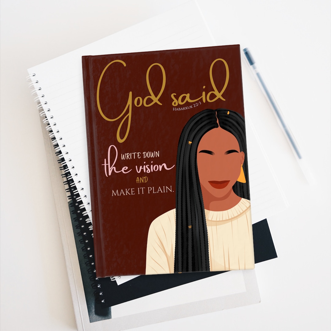 God Said, Bible Verse Journal, Self-care, Manifest Journal, Gift for a ...