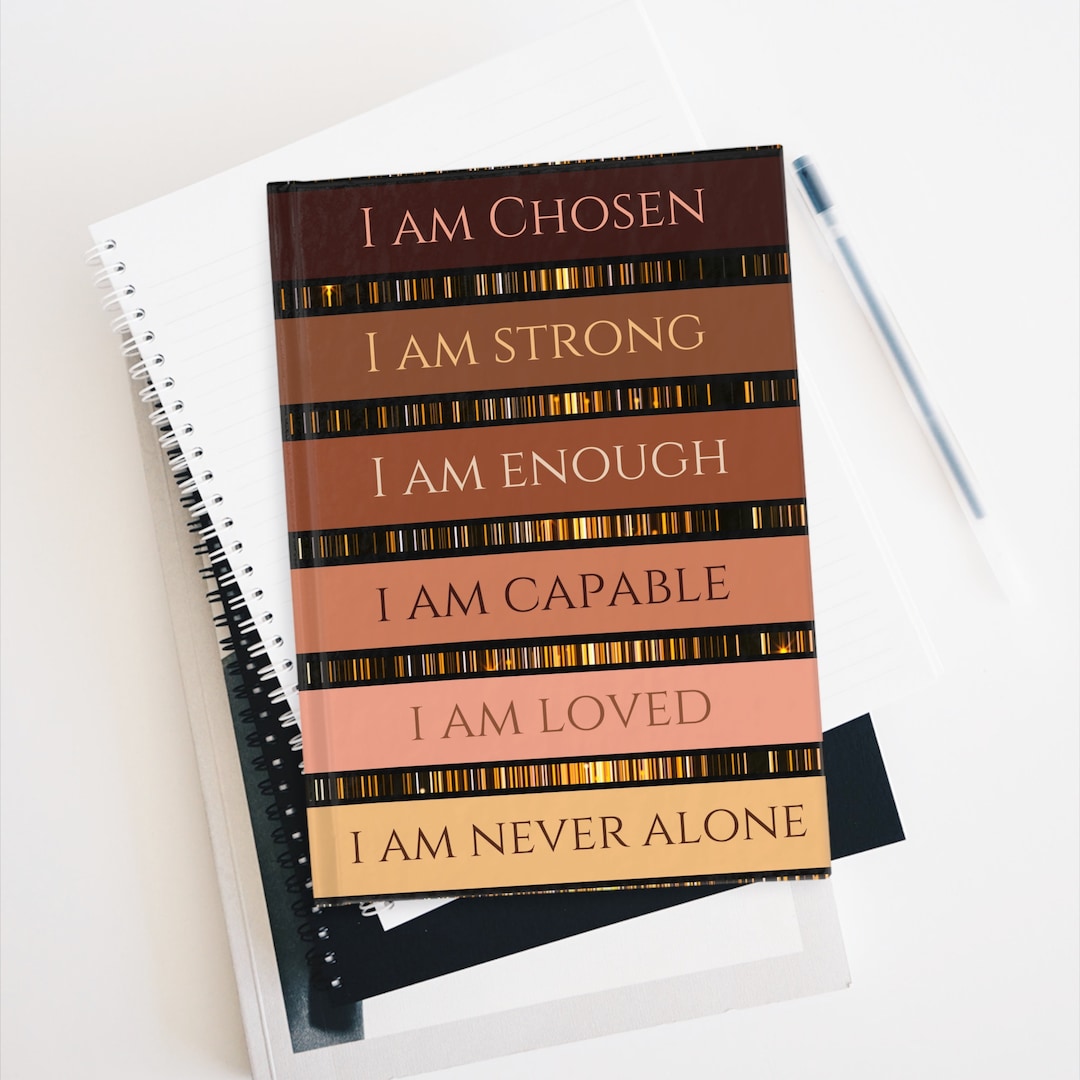 Melanin Affirmations Journal, Self Love, Self-care, Prayer Journal ...