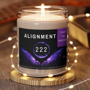 222, Angel Number Candle, Alignment Candle, Lucky Number, Numerology ...