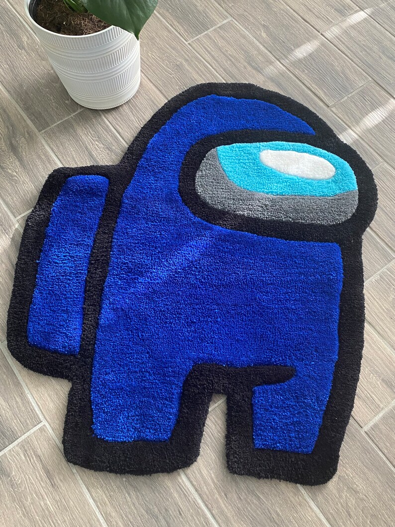 Among Us Custom Hand Tufted Rug Designer Rug Personalized Floor Area ...