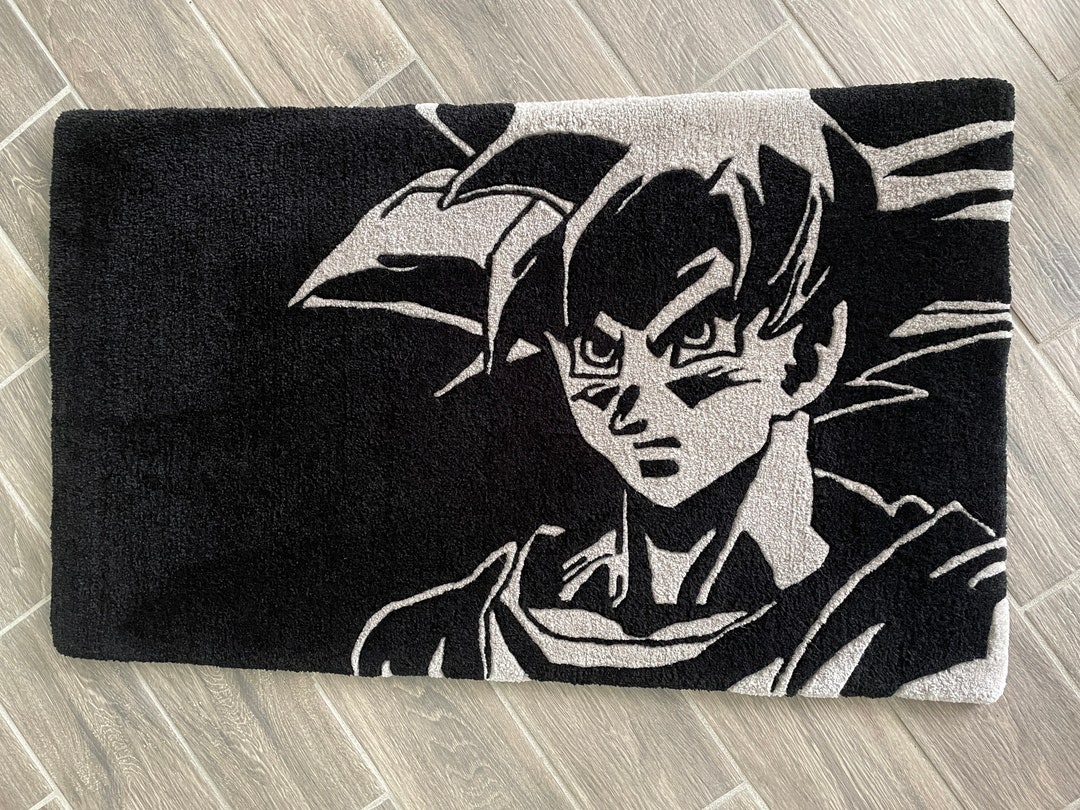 Dragon Ball Z Goku Custom Hand Tufted Rug Designer Rug Personalized ...