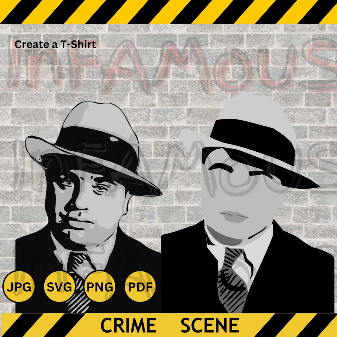Digital Download Al Capone Mugshot Image High Resolution Printable ...