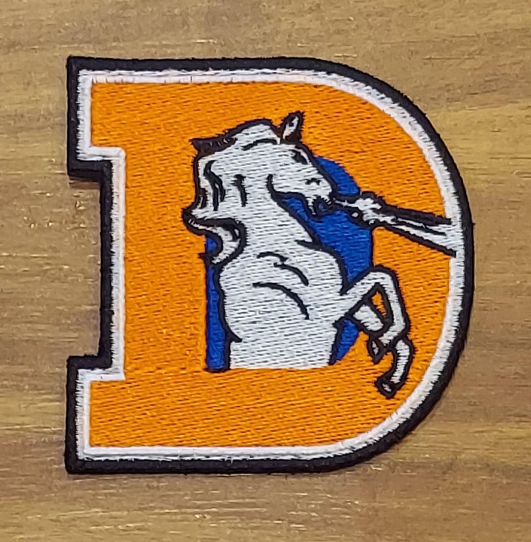 Old School Broncos d Logo Patch - Etsy