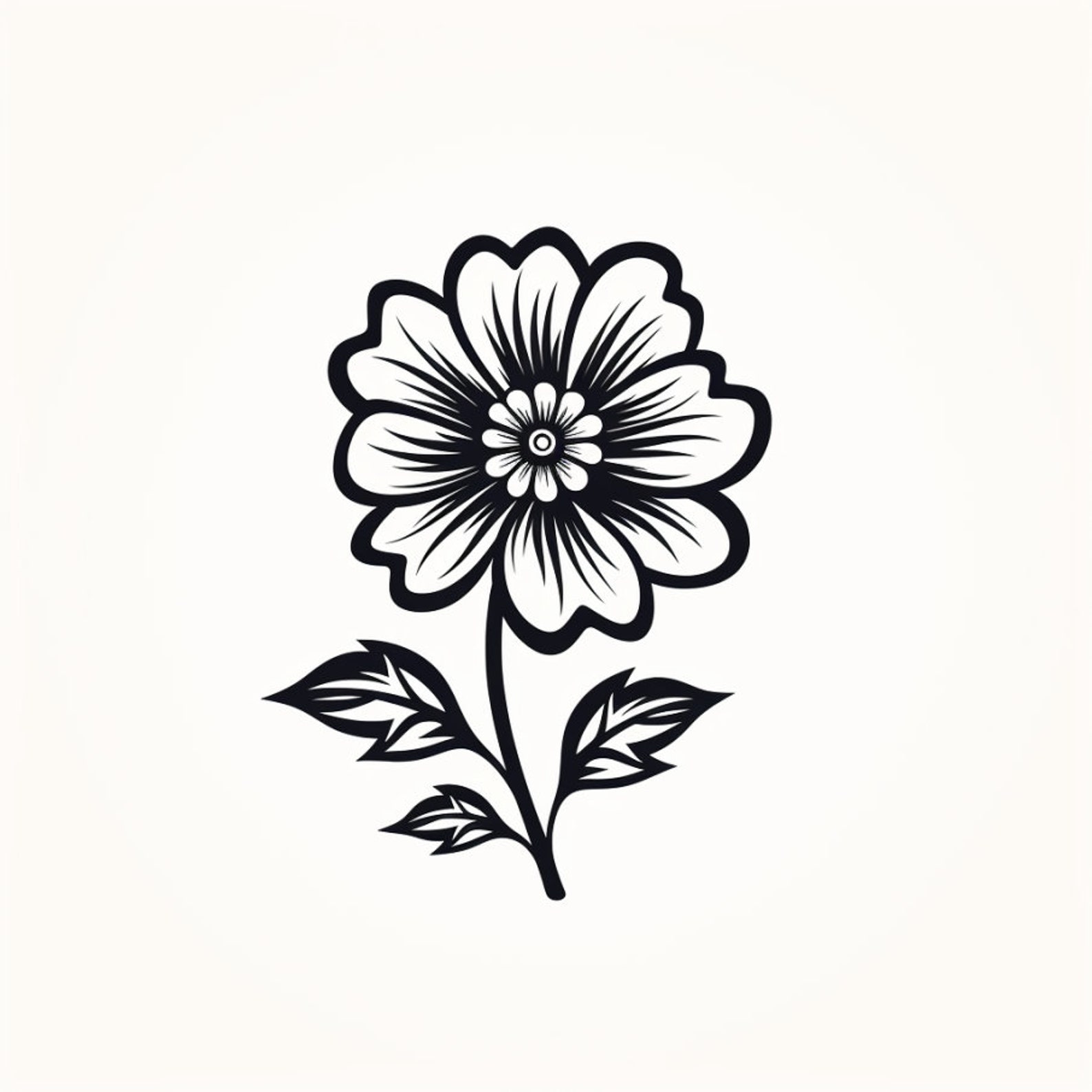 Flower SVG - Etsy