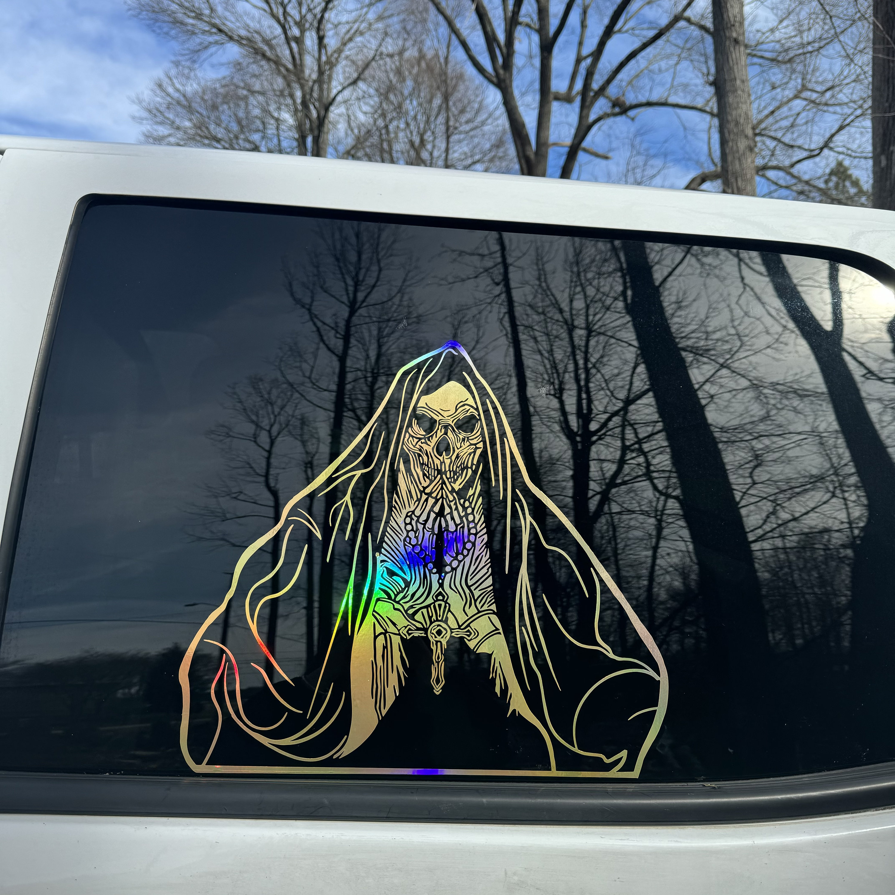Santa Muerte Decal Graphic Sticker Trucks Cars Walls SVG PNG Removable ...