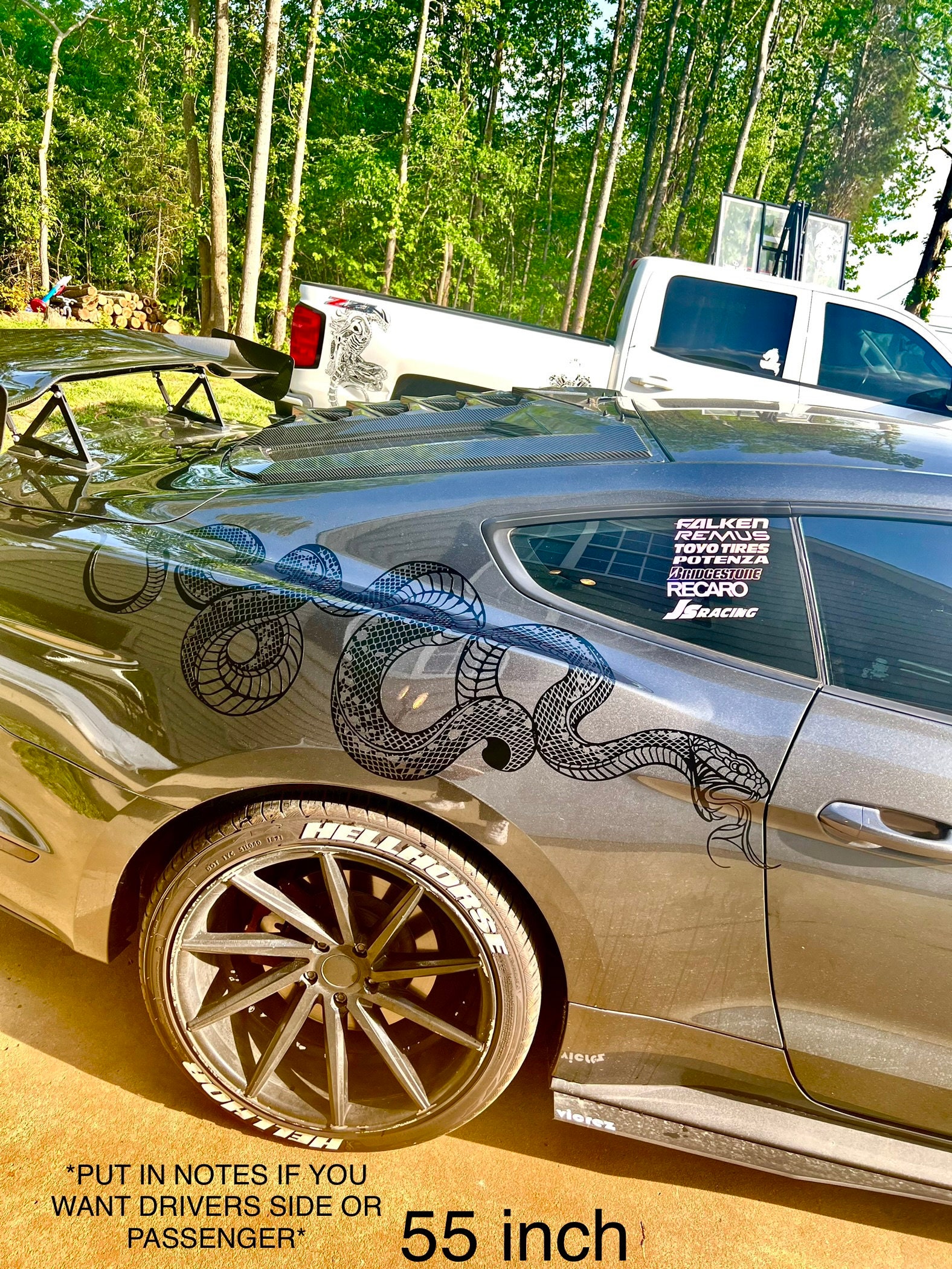 Snake Cobra Decal Graphic Sticker Trucks Mustang Walls SVG PNG ...