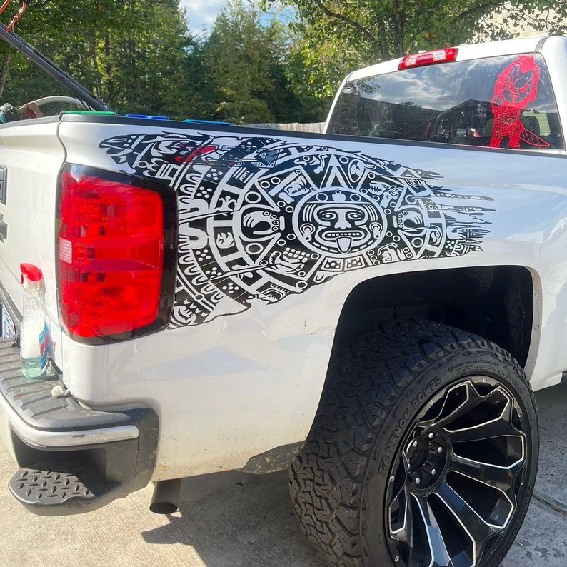 Aztec Flag Decal Large Graphic for Trucks | Cars | Walls | SVG | SUV ...