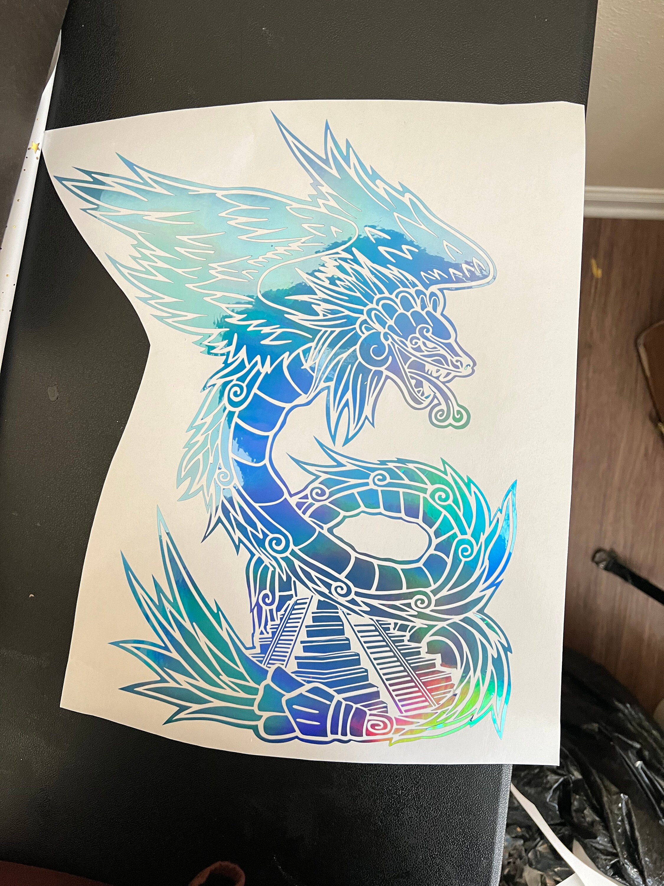 Aztec Dragon Decal Graphic Sticker Trucks Cars Walls SVG PNG Removable ...