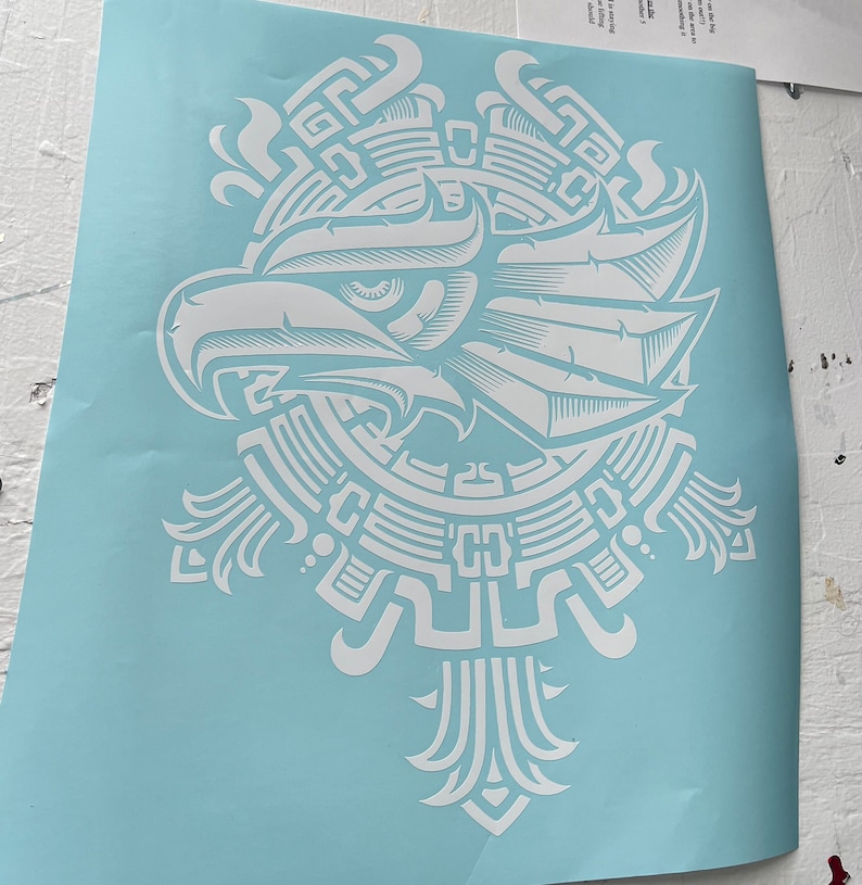 Hecho En México Eagle Decal | Aztec Mexican Pride Vinyl Sticker ...