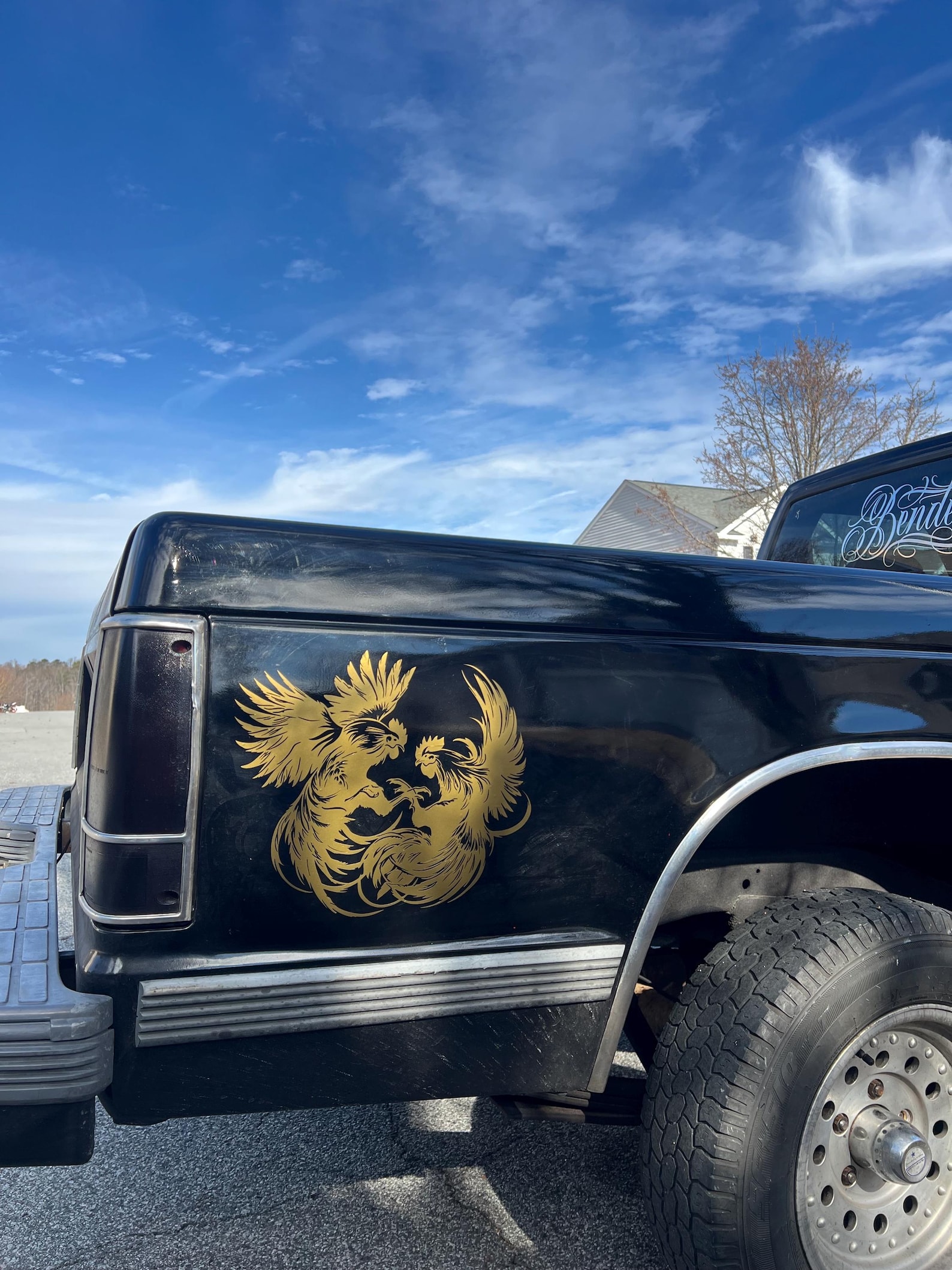 Fighting Roosters Decal | Double Rooster Vinyl Sticker | Ranch Farm ...