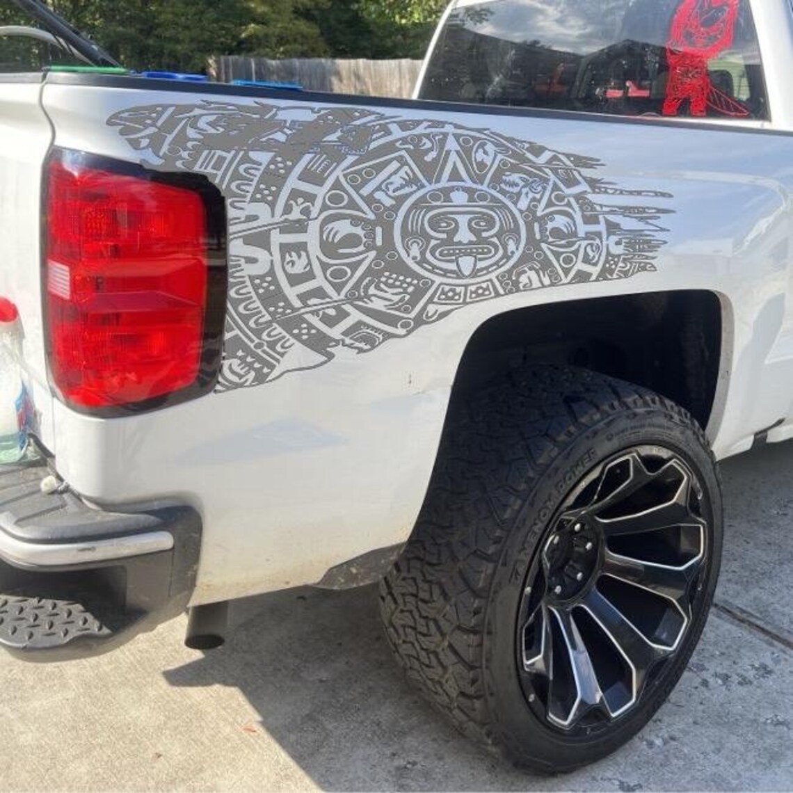Aztec Flag Decal Large Graphic for Trucks | Cars | Walls | SVG | SUV ...