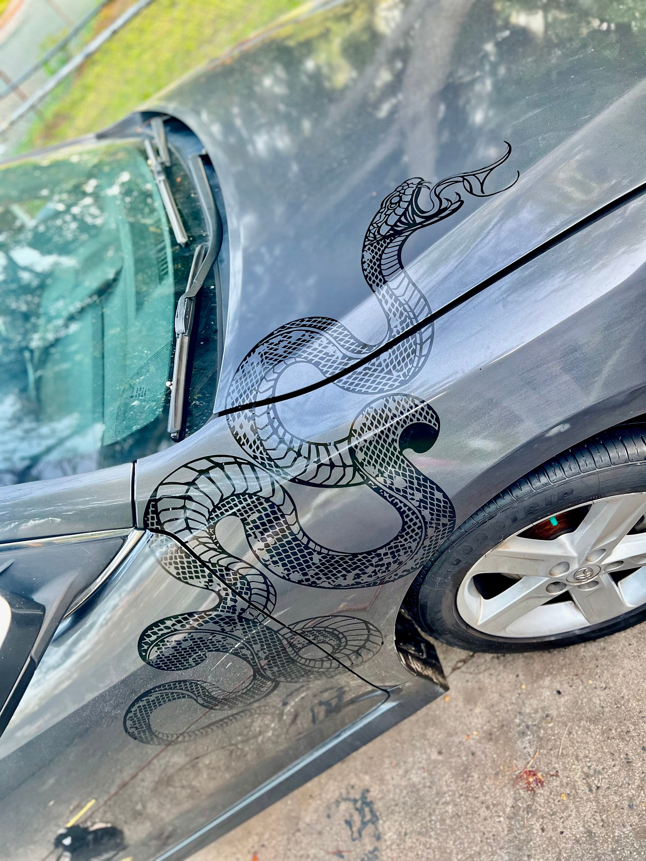 Snake Cobra Decal Graphic Sticker Trucks Mustang Walls SVG PNG ...