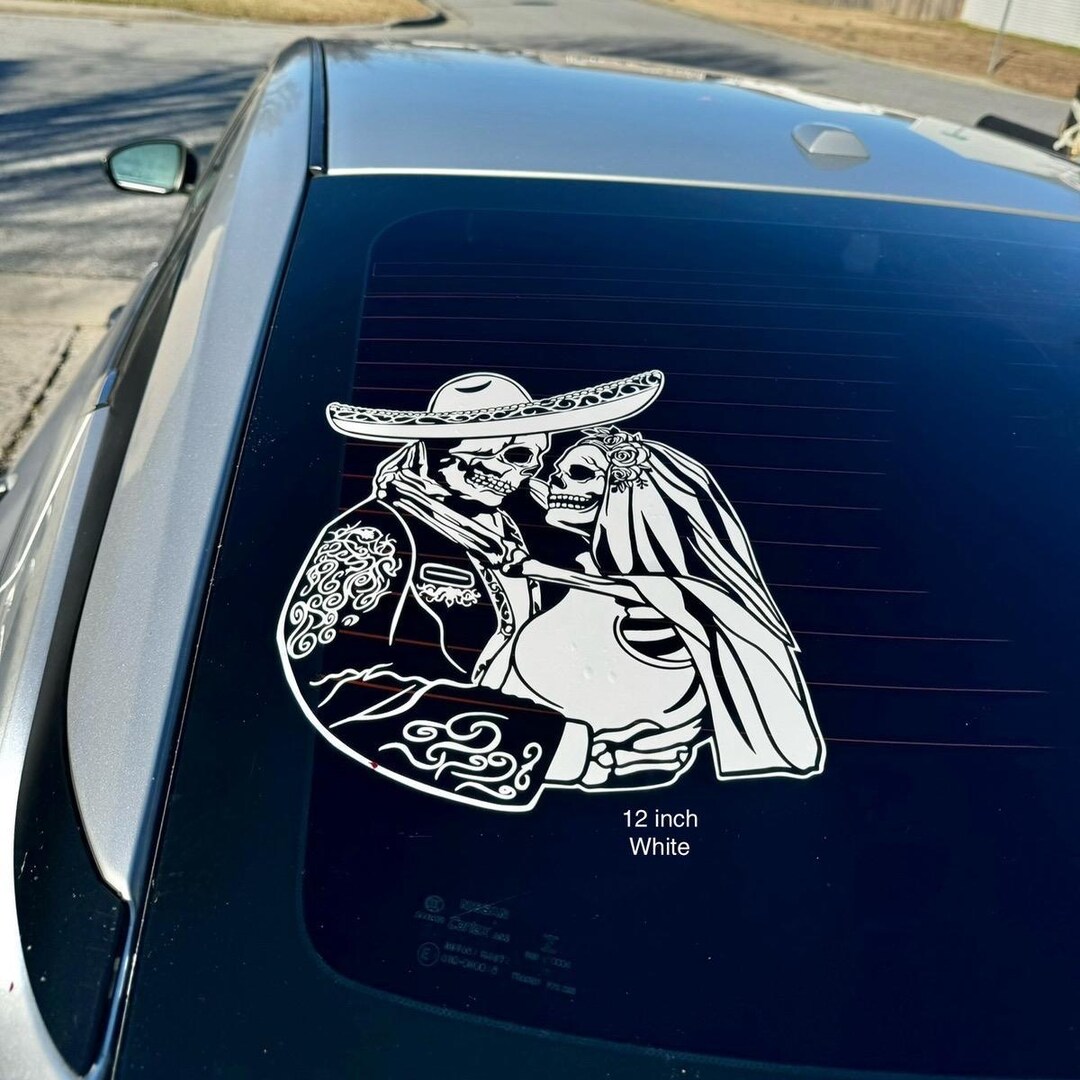 Charro Skull Decal Large Graphic for Trucks | Cars | Walls | SVG | SUV ...