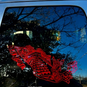 Mapa Mexicano Azteca Calcomanía Gráfico Grande / Camiones / Coches ...