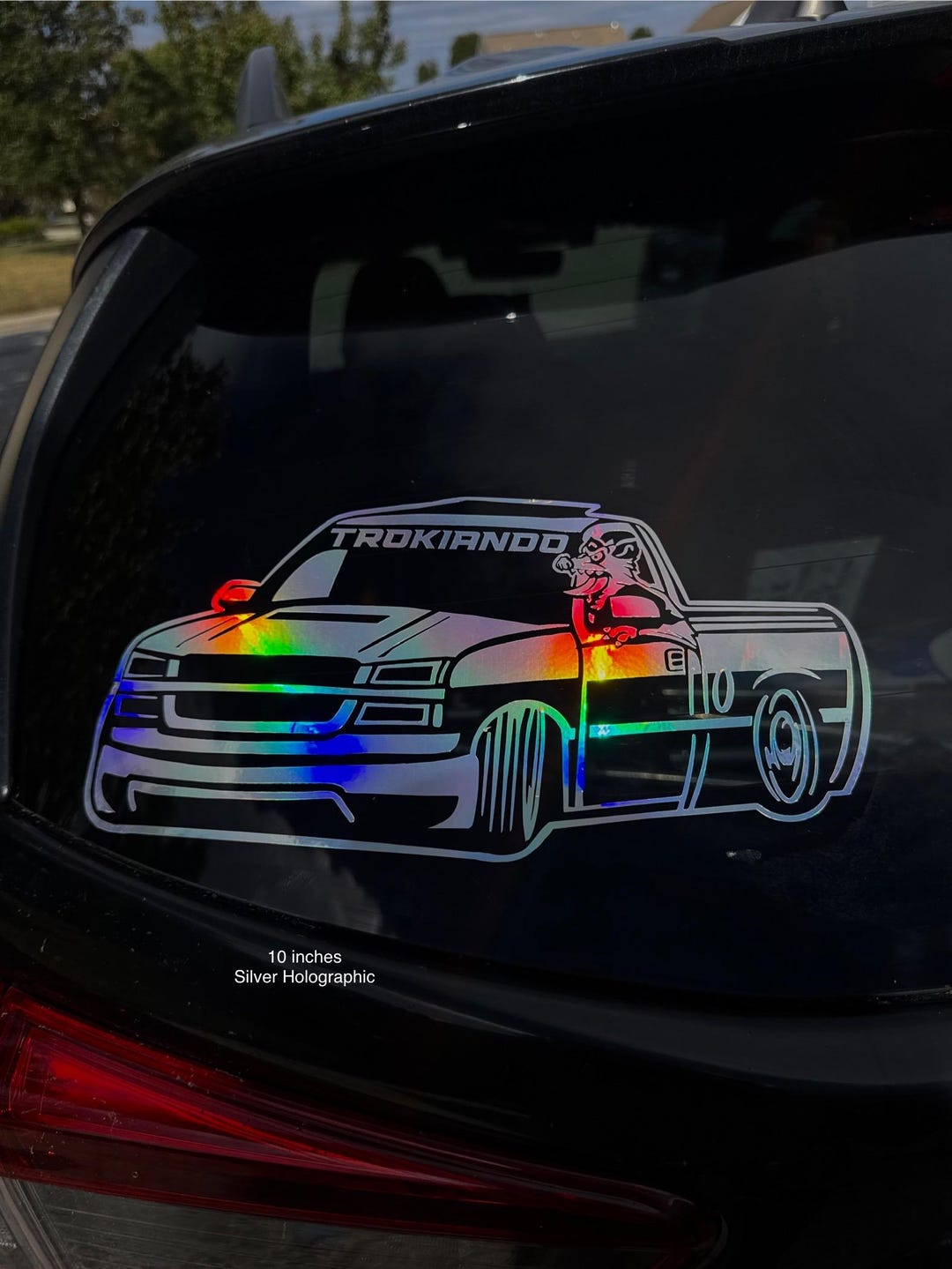 Tacuache Trokiando Truck Decal | Opossum Trokiando Chevy Truck Vinyl ...