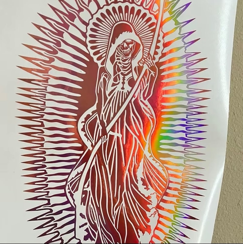 Santa Muerte Decal | La Santa Muerte Car Window Vinyl Sticker | Mexican ...