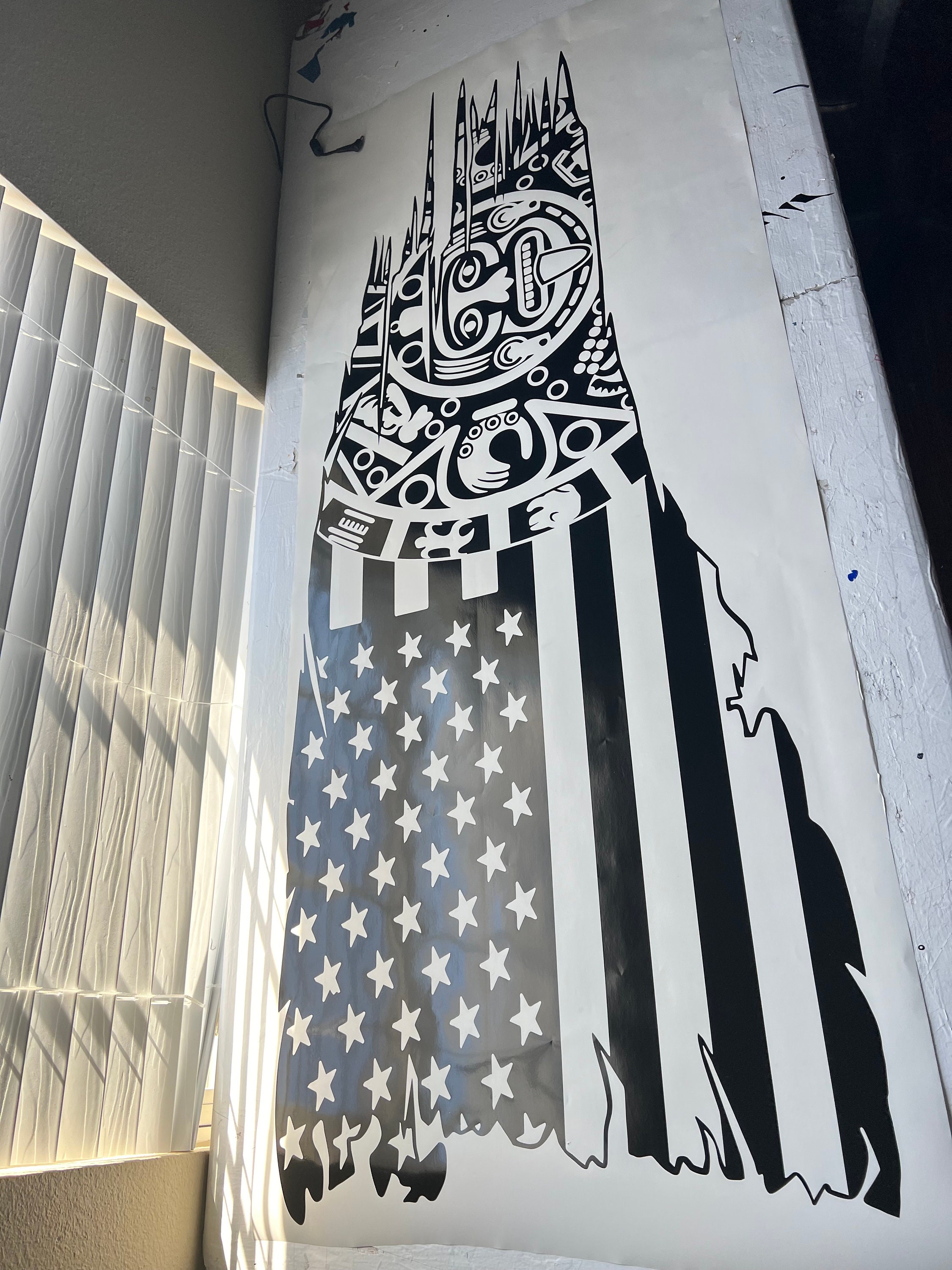 American Aztec Flag Decal Graphic Trucks Cars Walls SVG Removable ...