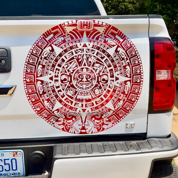 Aztec Calendar Svg - Etsy