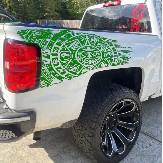Aztec Flag Decal Large Graphic for Trucks | Cars | Walls | SVG | SUV ...