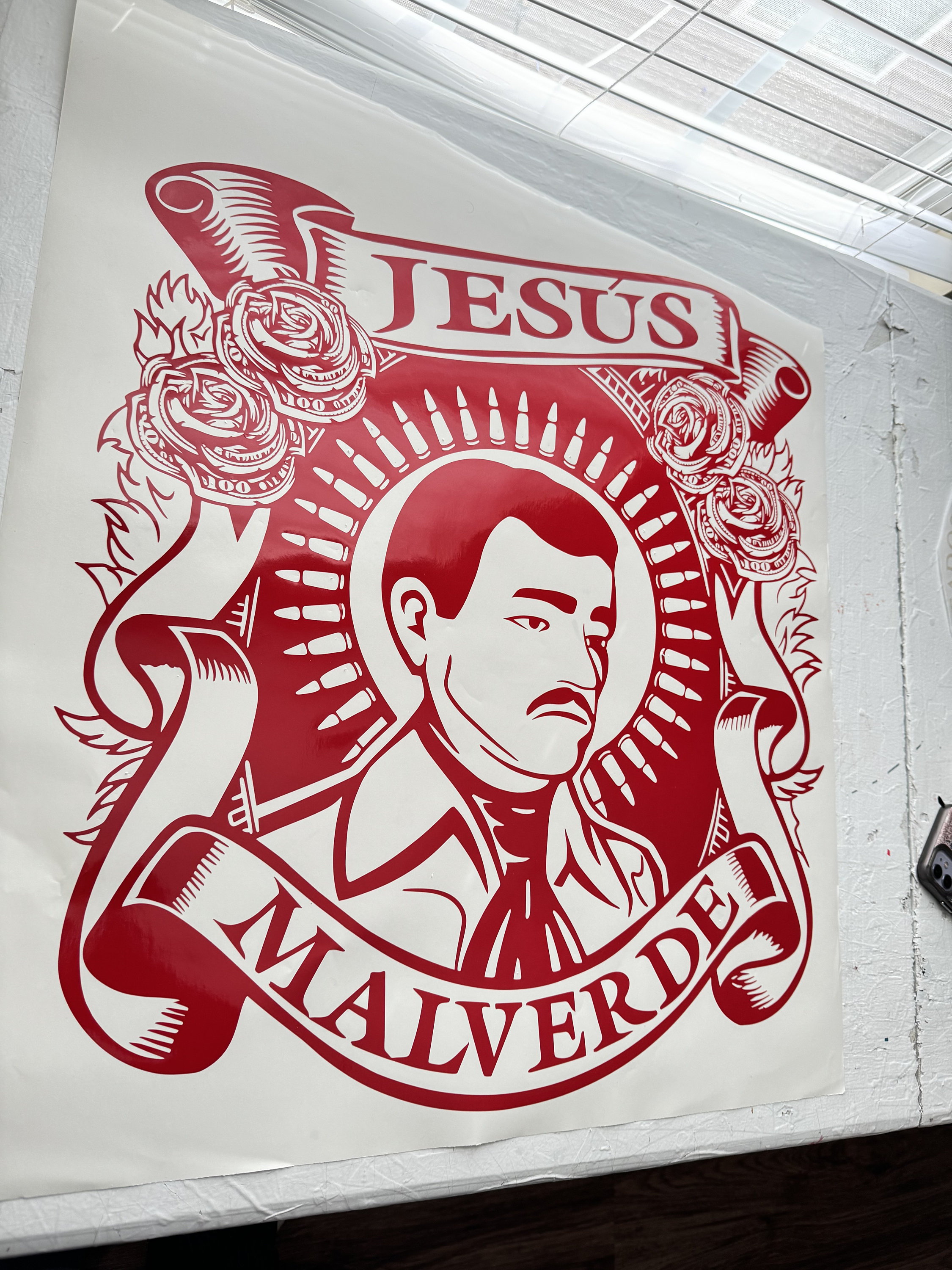 Jesus Malverde Decal Graphic Sticker Trucks Cars Walls SVG PNG ...